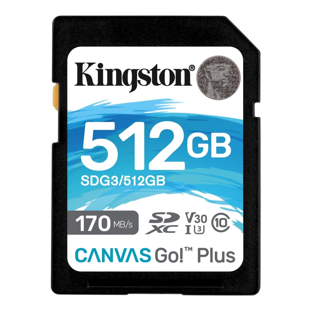 Kingston 512GB Canvas Go! Plus SD Memory Card [ SDG3/512GB ] - Smart ...